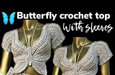 Free Crochet Butterfly Top Pattern: Beginner-Friendly