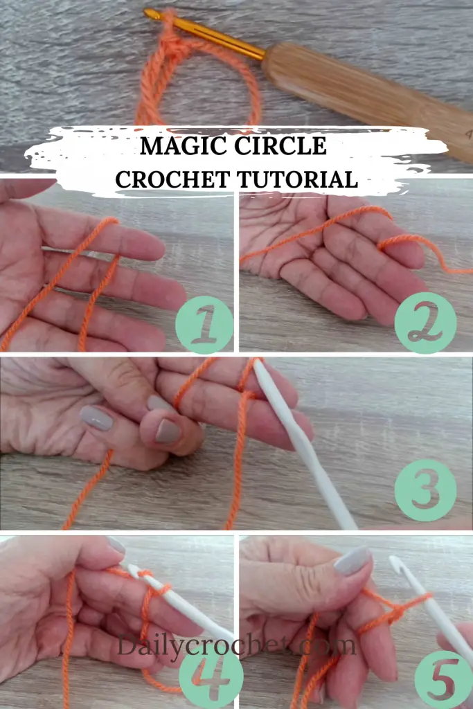 How to Crochet the Magic Ring (Photo Tutorial) - Daily Crochet
