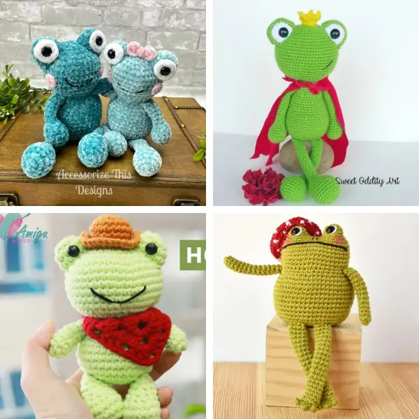 Crochet Frogs: 30 Free Amigurumi Patterns for Fun! - Dailycrochet.com