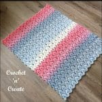 Long Shell Chevron Stitch Blanket Pattern For Your Next Baby Gift ...