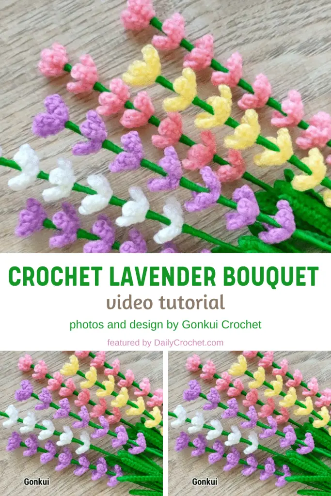 DIY Lavender Flower Bouquet: A Delightful Crochet Project - Daily Crochet