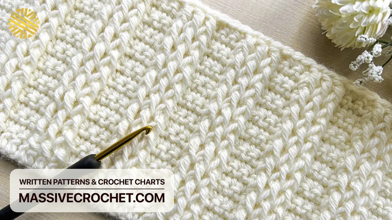 Simple And Beautiful Crochet Stitch - Knit And Crochet Daily