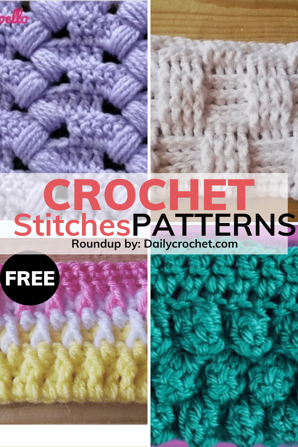 Easy, Basic & Unique Crochet Stitches For Beginners