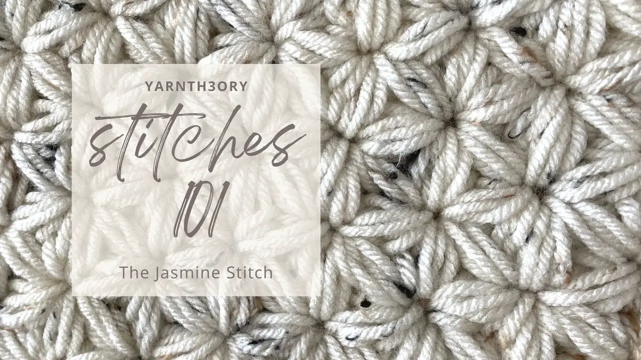 Jasmine Stitch Crochet Pattern And Tutorial- DailyCrochet.com