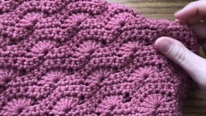 Learn A New Crochet Stitch: The Wavy Shell Stitch [Video Tutorial ...