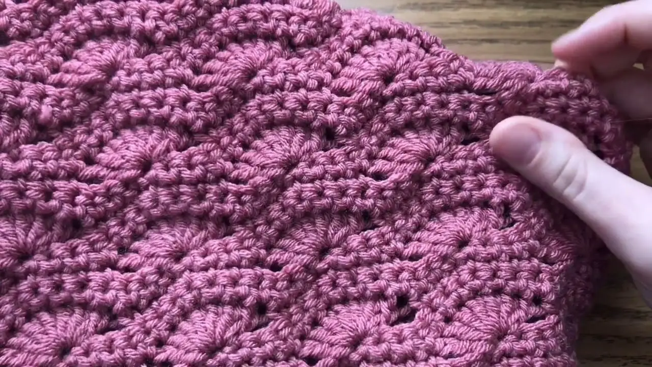 Learn A New Crochet Stitch: The Wavy Shell Stitch [Video Tutorial ...