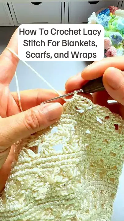 Easy Crochet Lacy Pattern - Knit And Crochet Daily
