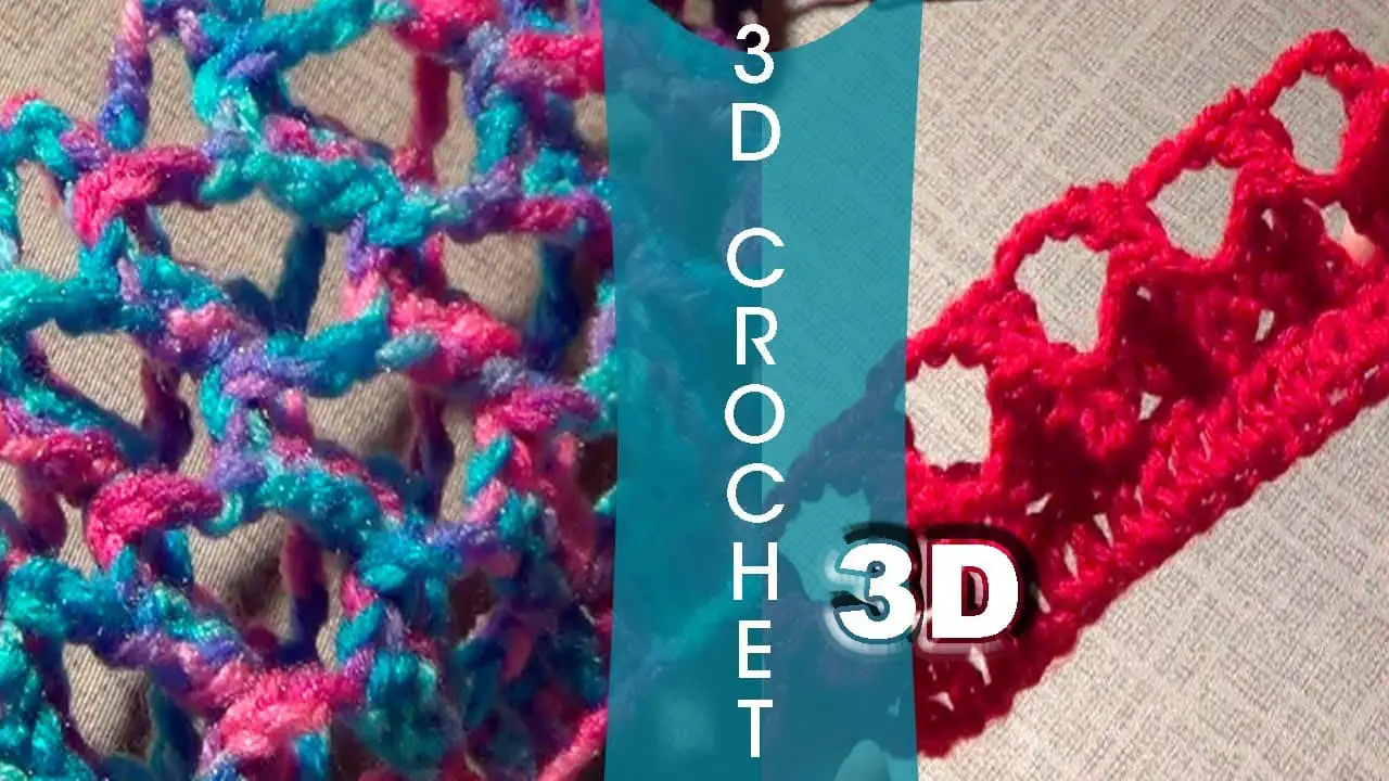 [Written+Video Tutorial] Learn a New Crochet Stitch: The 3D Crochet Stitch