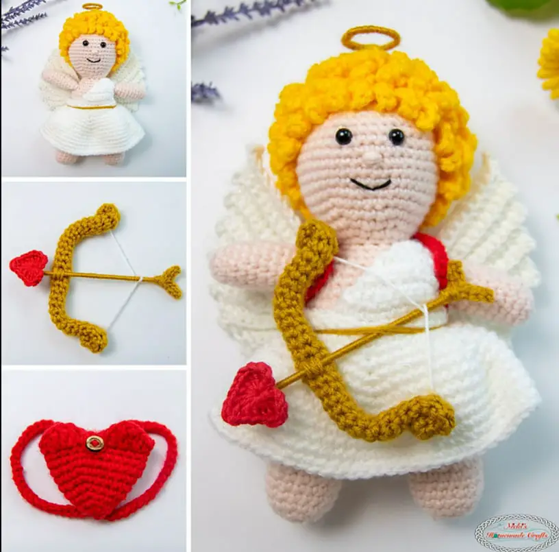 Spread the Love with This Adorable Crochet Cupid Pattern! - Knit And ...