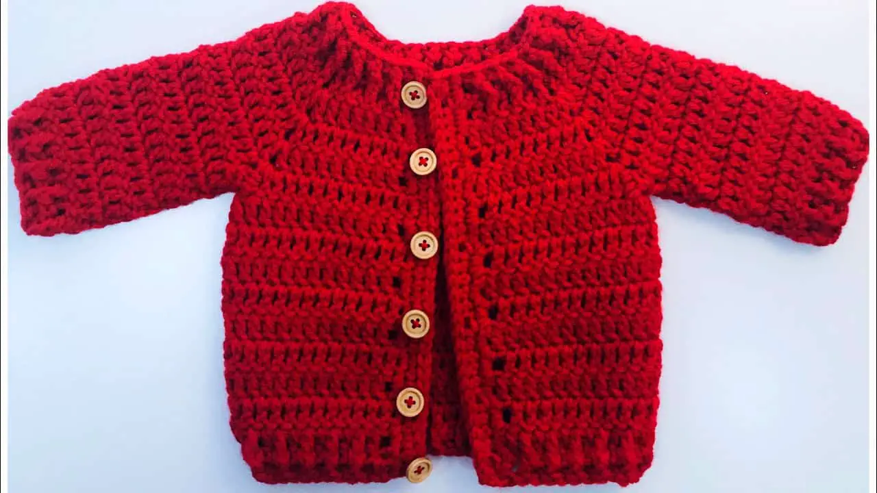 Crochet Baby Cardigan- So Comfy, So Adorable! [Video Tutorial] - Knit ...