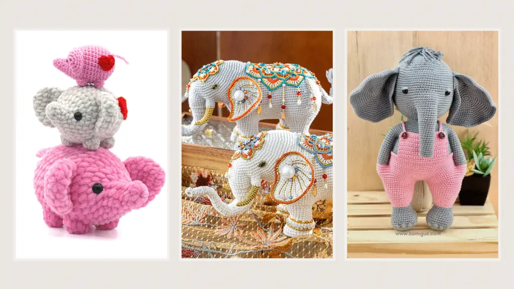 10 Free Amigurumi Elephant Crochet Patterns You’ll Love to Make - Knit ...