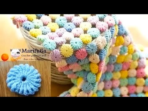 [Video Tutorial] Beautiful Circle Afghan Blanket Crochet Pattern Adds A ...