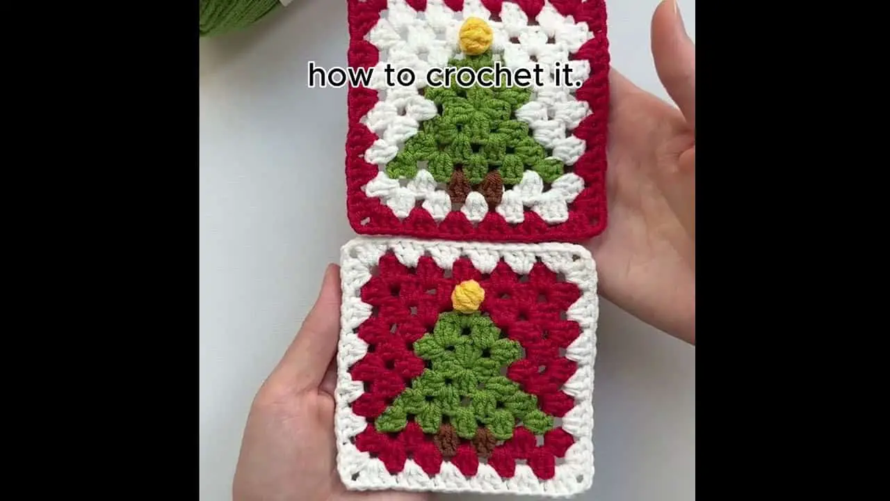 Crochet Granny Square Christmas Tree Free Pattern - Knit And Crochet Daily
